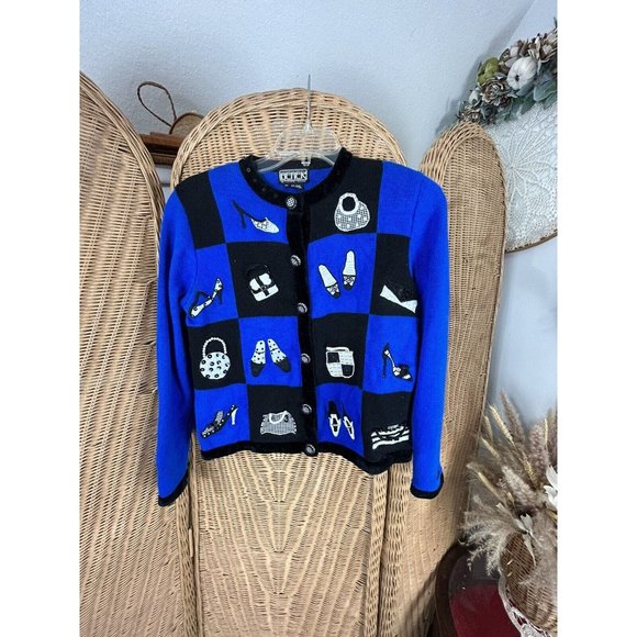 berek | Sweaters | Berek Cardigan Medium Shoes And Purse Accents Blue ...